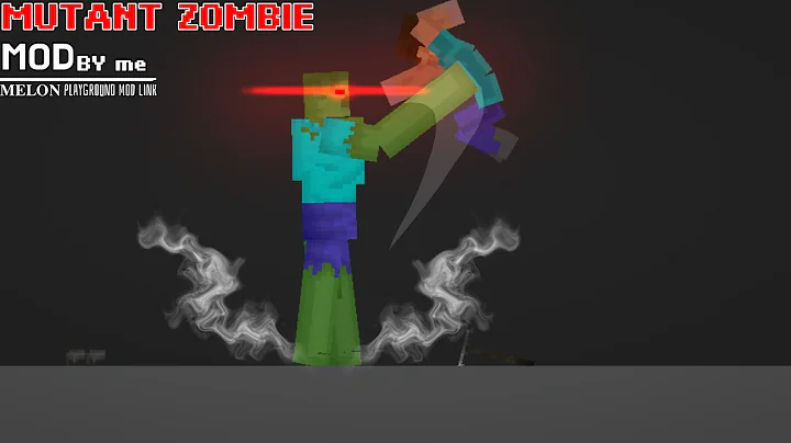 Mutant zombie and Steve for Melon Playground Mods (Melon Sandbox) - Melmod