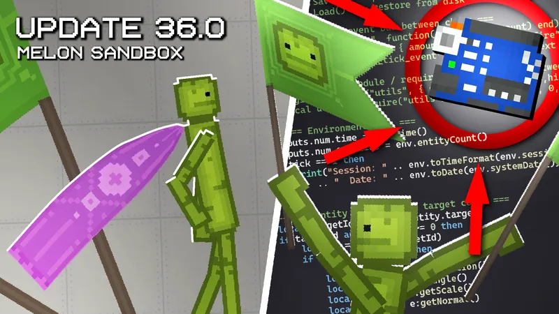 Melon Sandbox Update 36.0 What's New Download for Melon Playground Mods ...